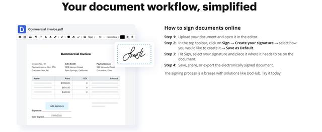 Simplify and streamline your document flow - DocHub - Thot Cursus