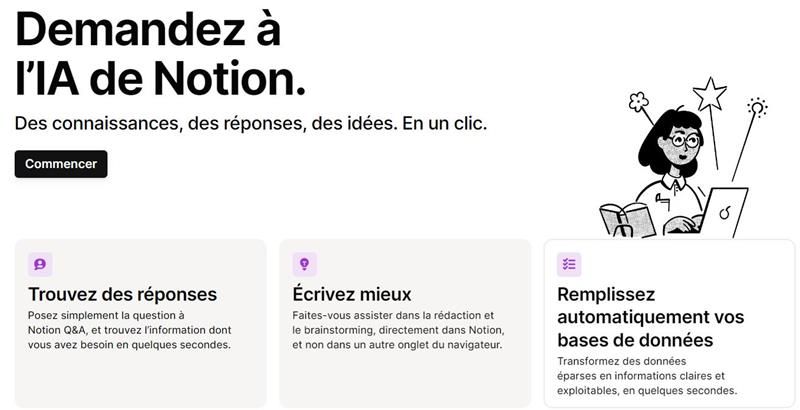 Exploitez la puissance de l'IA de Notion pour vos tâches - Thot Cursus
